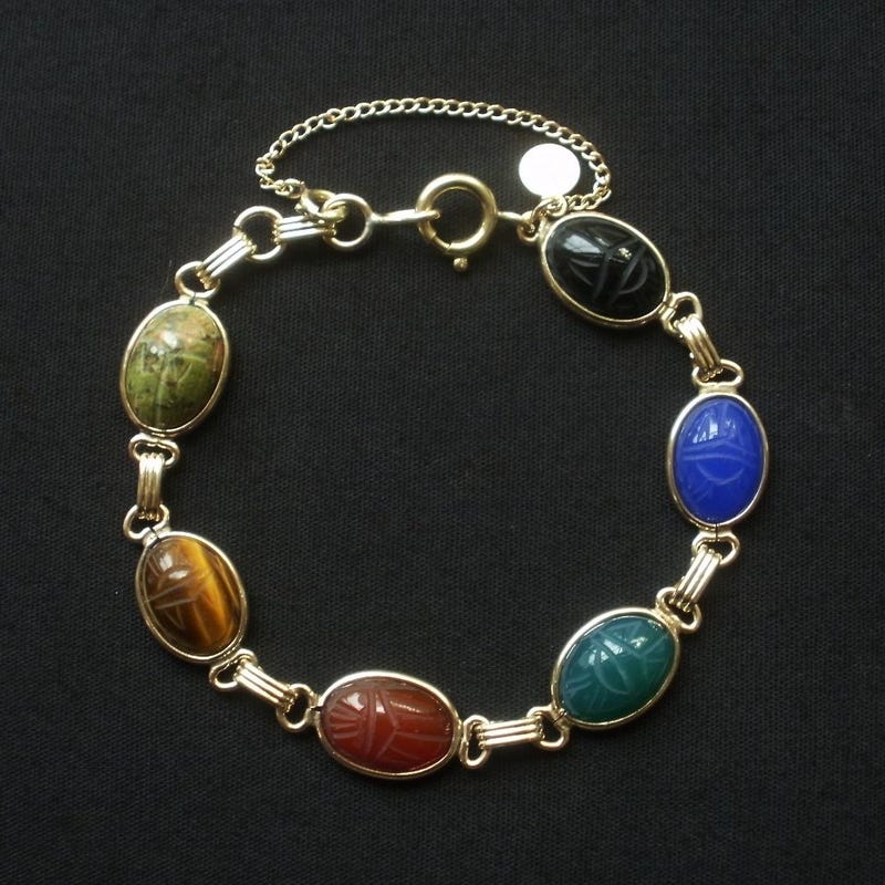 Scarab Bracelet - Etsy