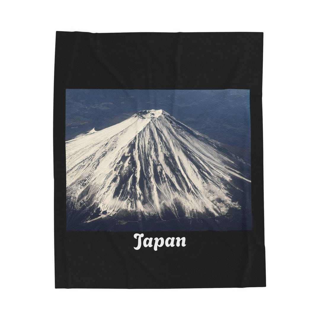 Jpshoppe ,plush Blanket, Mount Fuji, Japan Landscape, Scenic View ...