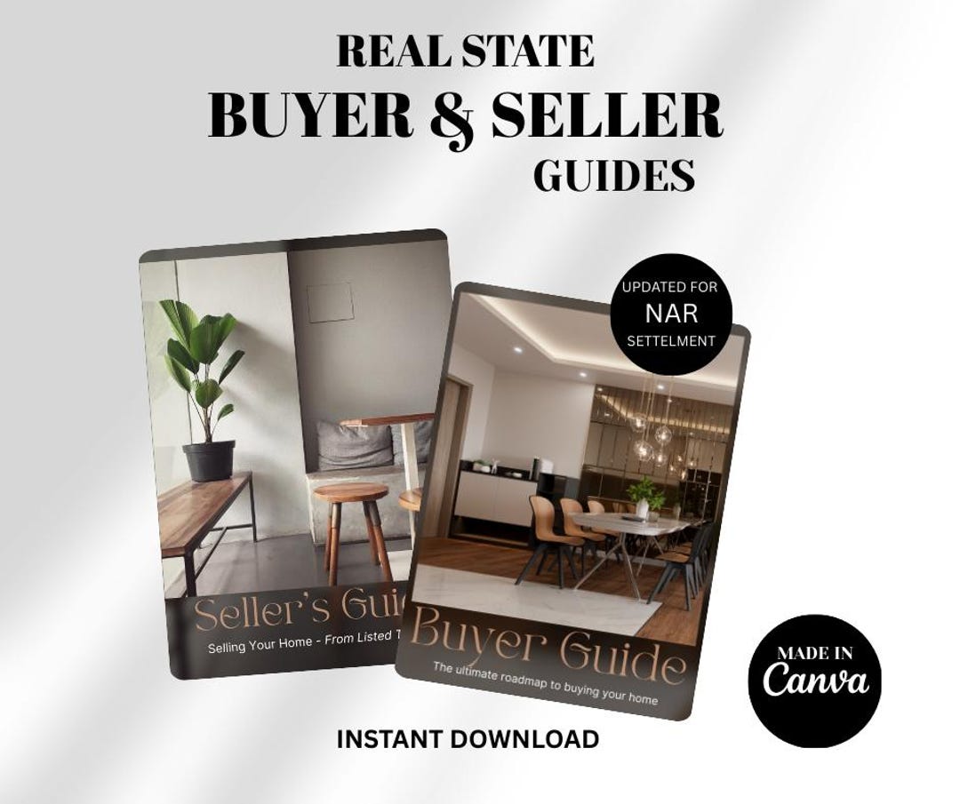 Real Estate Buyer & Seller Guide | Canva Listing Presentation Template ...