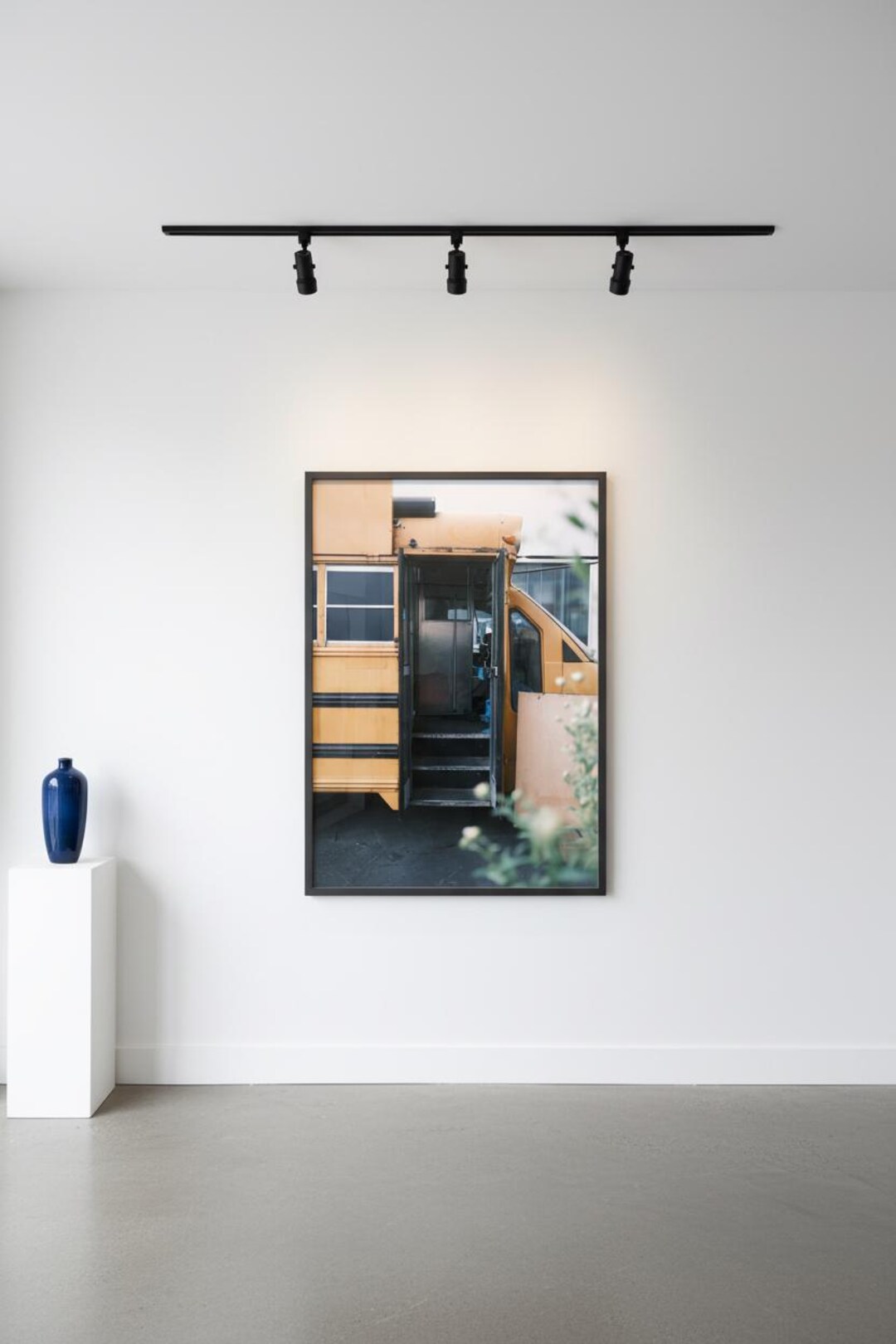 Classroom Wall Art | School Bus Photo | Minimalist Urban | Artist-shot ...
