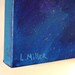 Original Abstract Cross Painting: Blue Acrylic Art, 24x30 Canvas - Etsy
