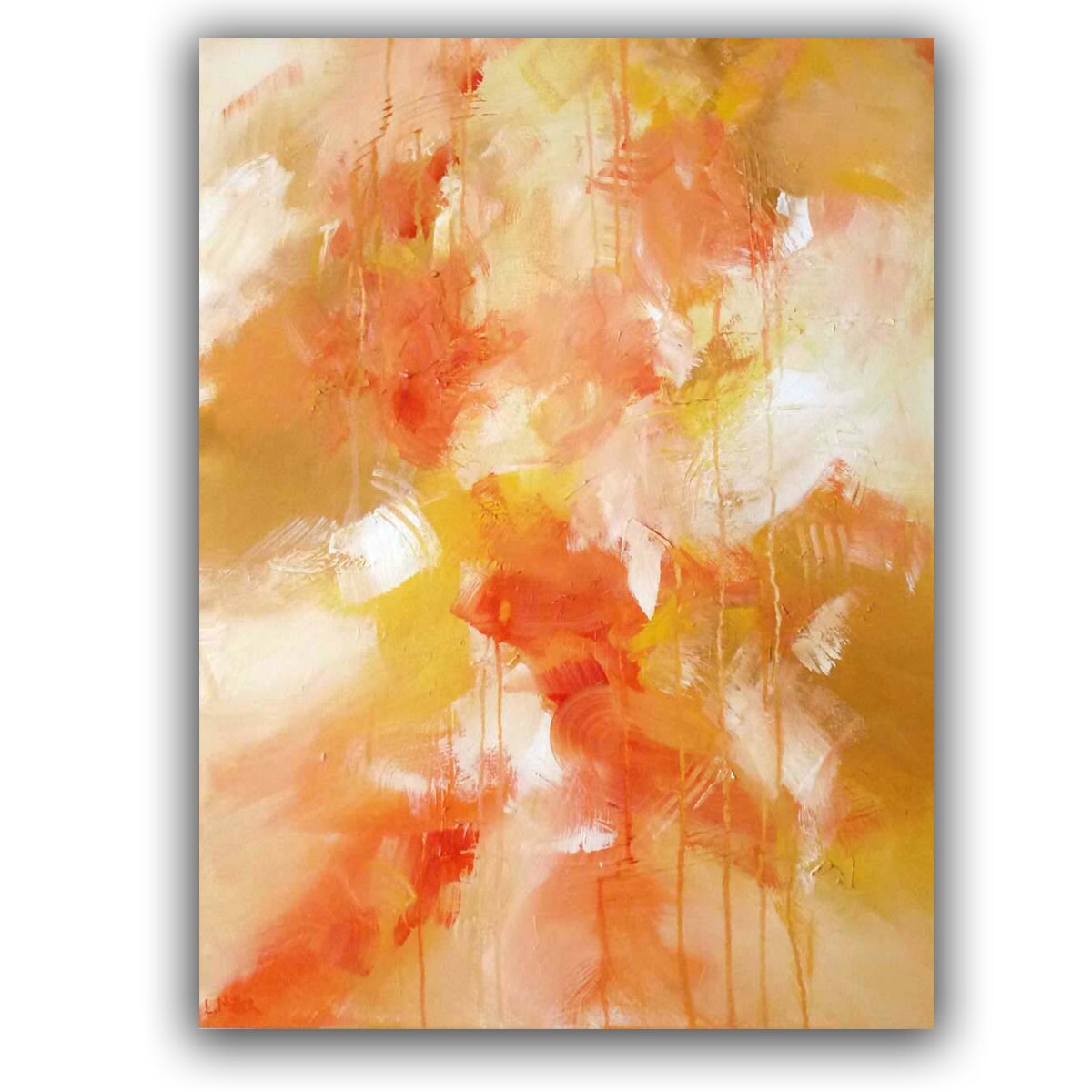 24 X 30 Original Abstract Acrylic Christian Painting Titled compassion ...