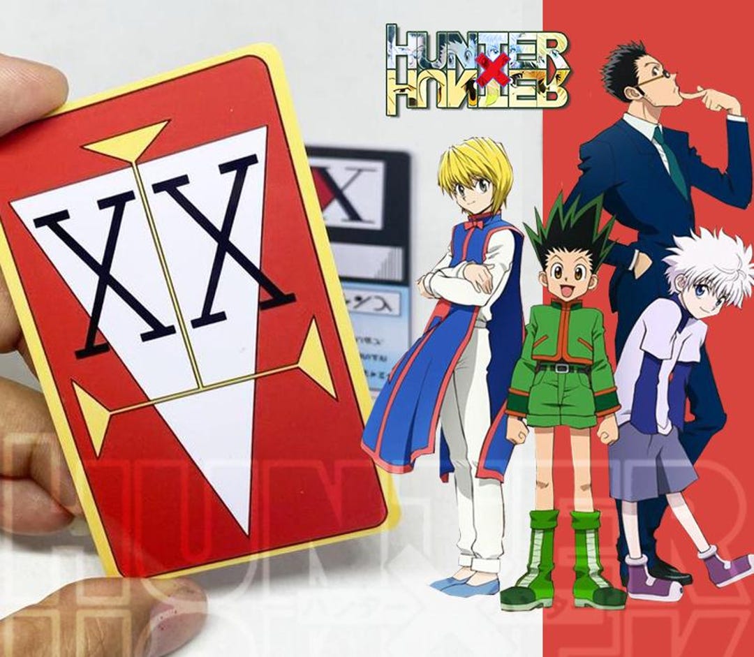 Handmade Custom Hunter X Hunter ID Card License Badge HXH Cosplay - Etsy