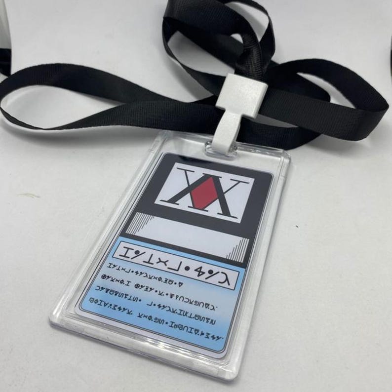 Handmade Custom Hunter X Hunter ID Card License Badge HXH Cosplay - Etsy