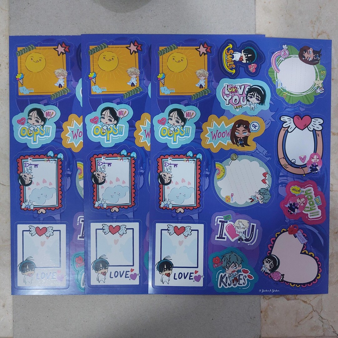 Set of 3 Pcs Alien Stage Characters Sticker Notes - Etsy