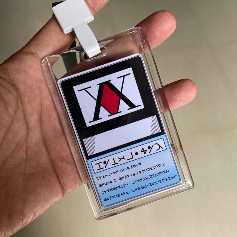 Handmade Custom Hunter X Hunter ID Card License Badge HXH Cosplay - Etsy