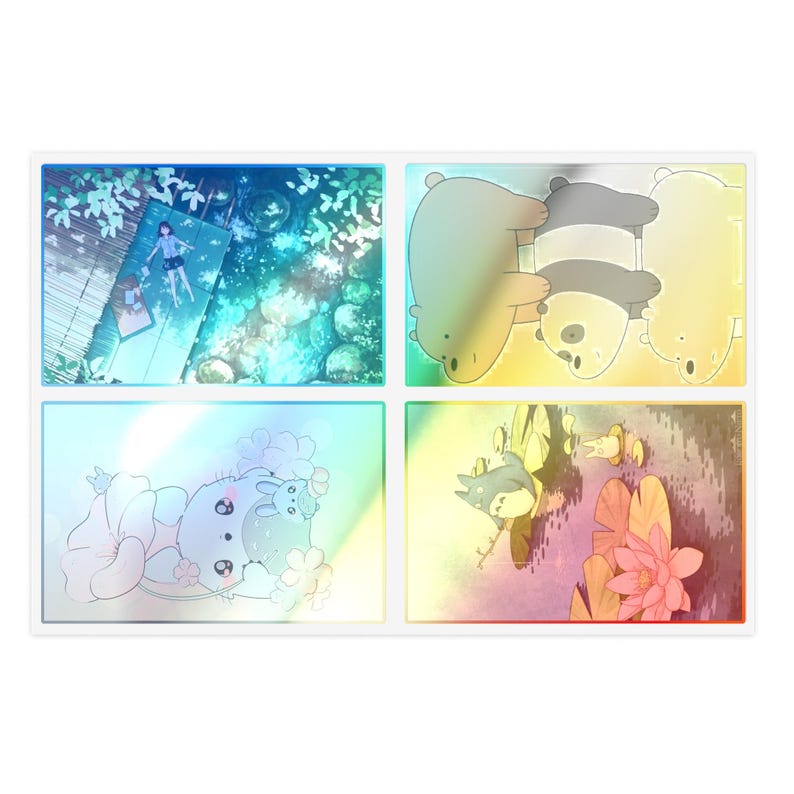 Anime Sticker Sheets - Animation Series Stickers, Cute Decals, Laptop ...