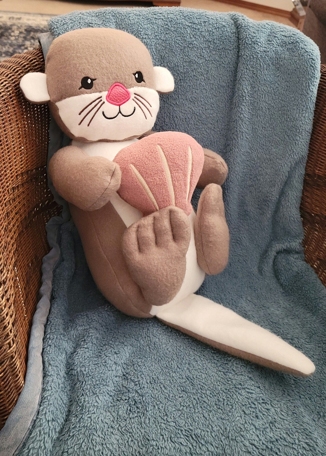 Otter Stuffie With Magnetic Shell - Etsy