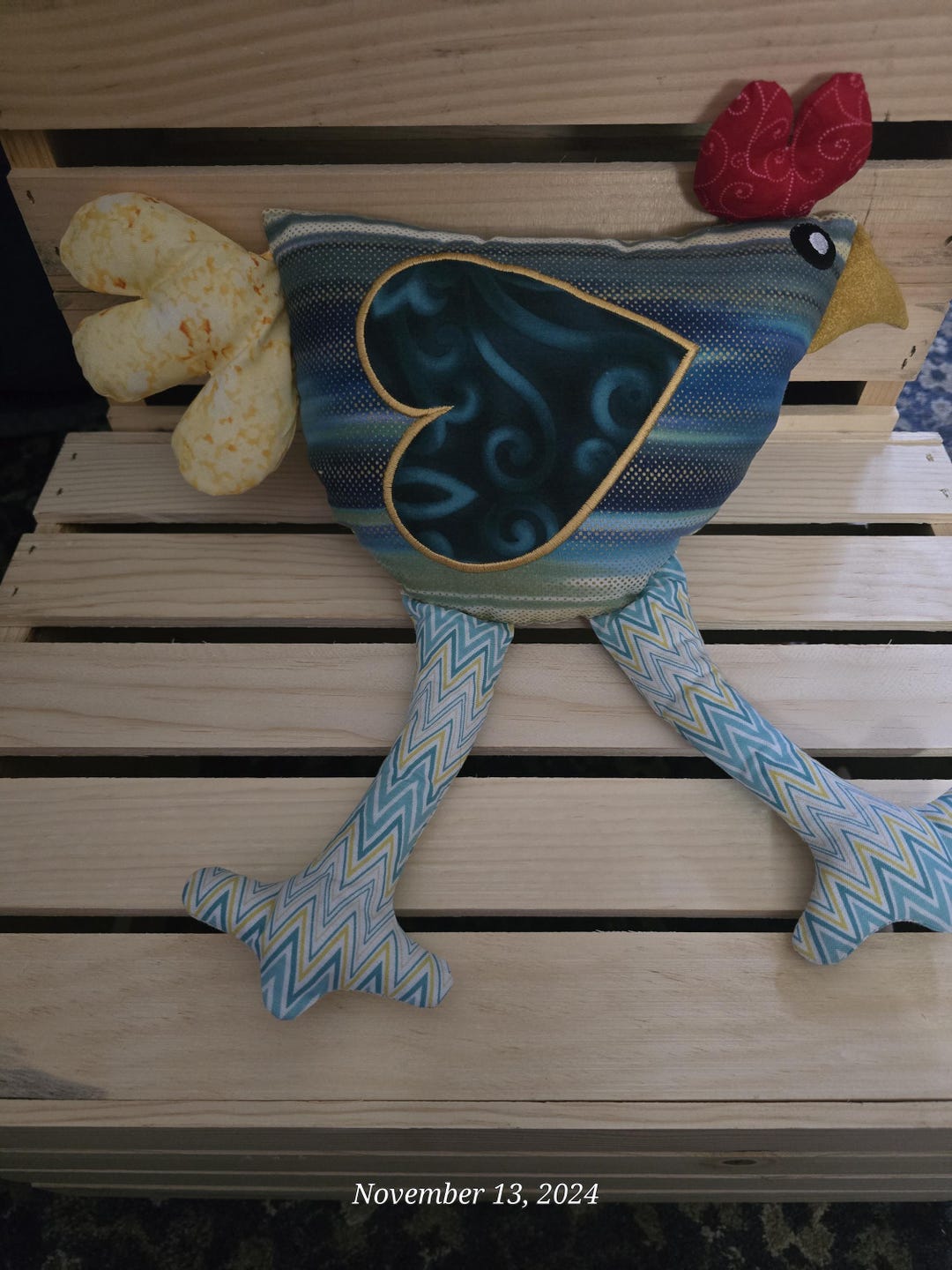 Patchwork Chicken - Etsy