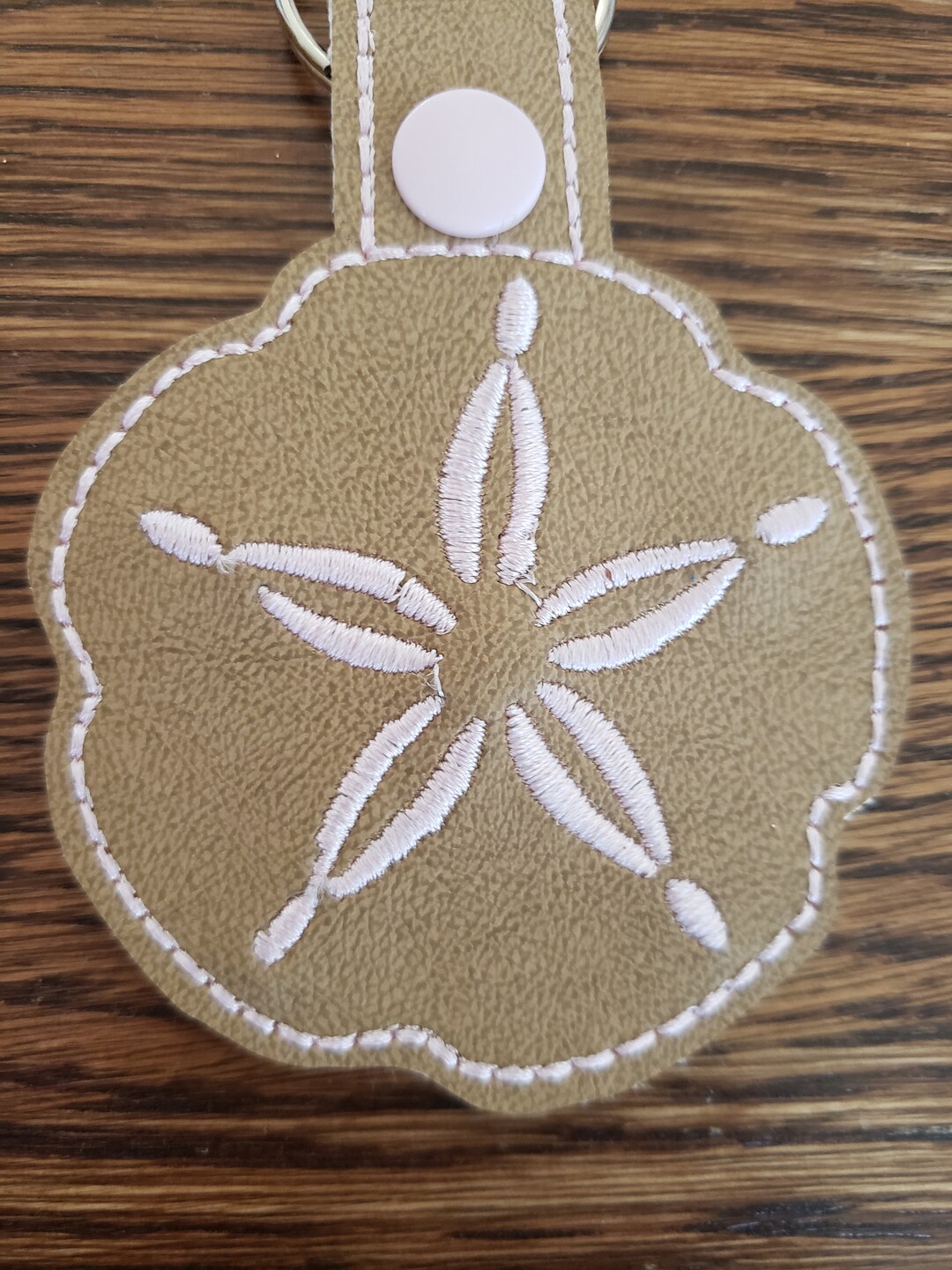 Sand Dollar- Key Chain/snap Tab - Etsy