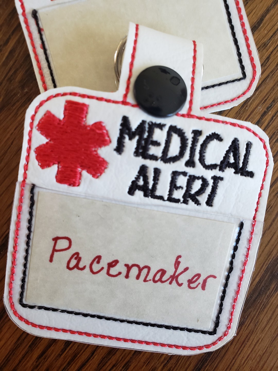Medical Alert Key Chain/snap Tab - Etsy