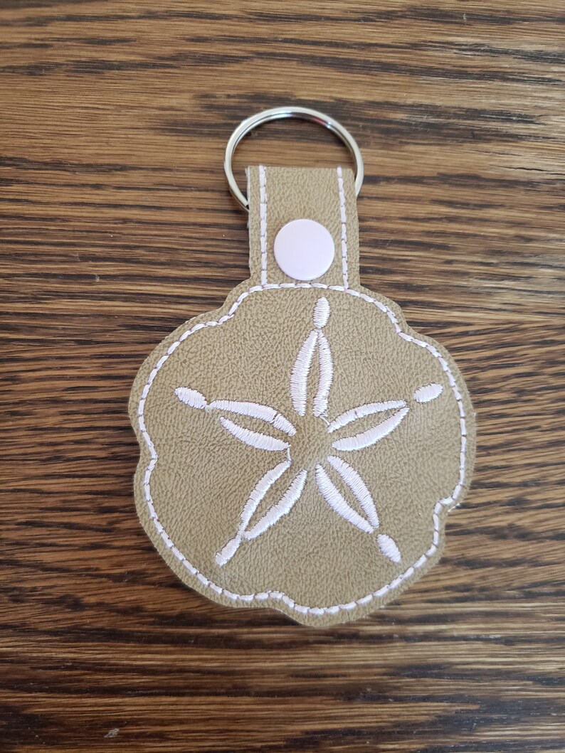 Sand Dollar- Key Chain/snap Tab - Etsy