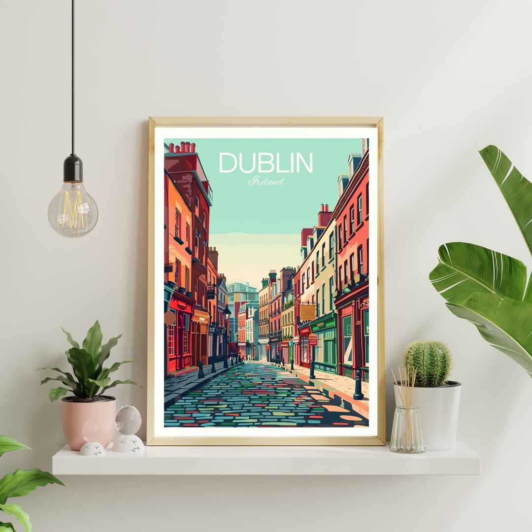 Dublin Travel Print - Ireland Wall Art - Travel Wall Art - Vacation ...