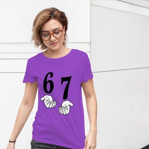 Six Seven 6 7 Hands Meme SVG PNG | Funny Social Media Humor | Viral ...