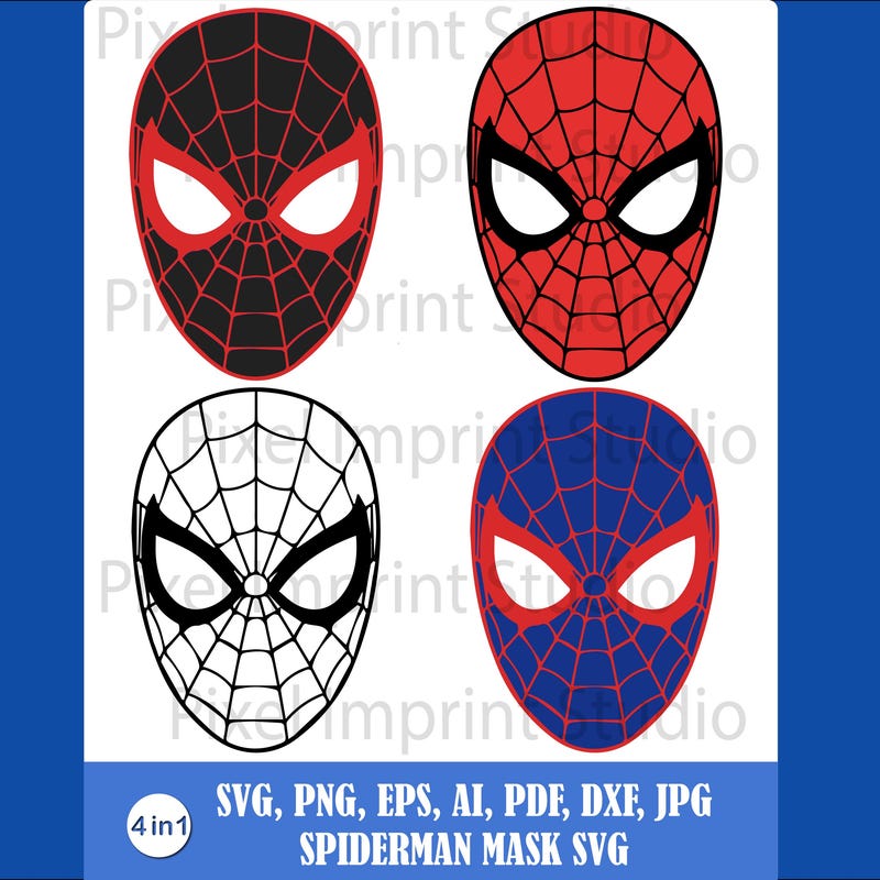 Spiderman Mask - Etsy