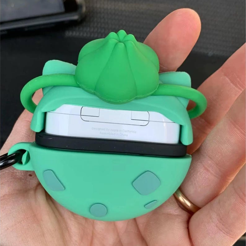 Bulbasaur AirPod Case, Poke Ball Earphone Case, for AirPod 1 2 3 4 Pro ...