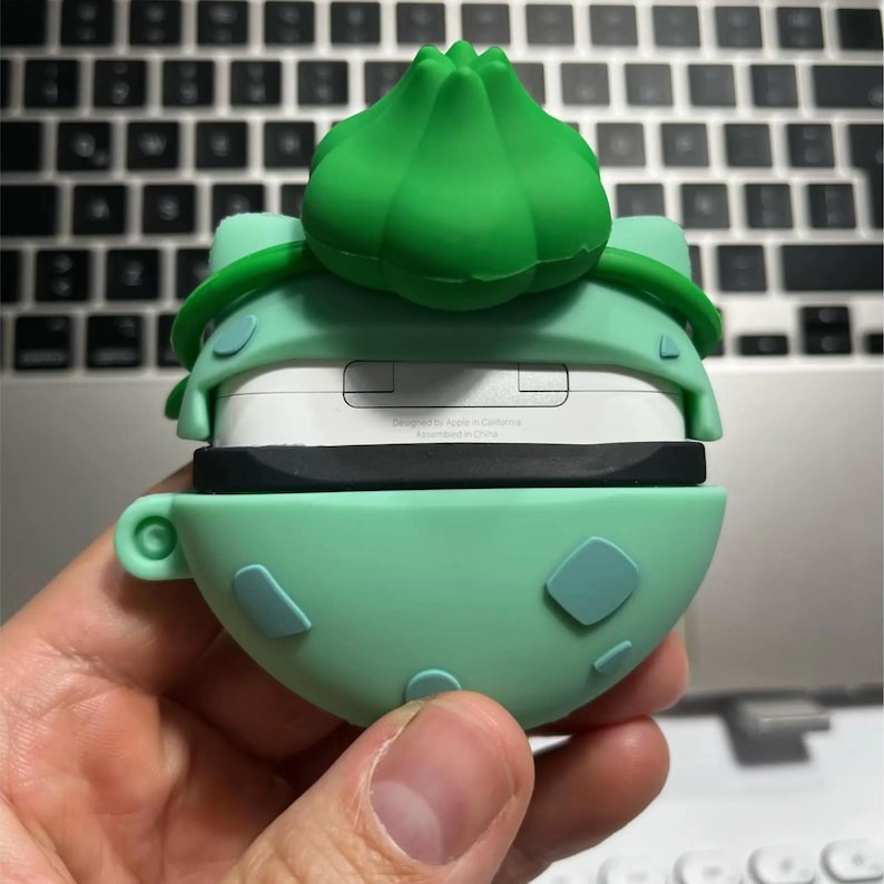 Bulbasaur AirPod Case, Poke Ball Earphone Case, for AirPod 1 2 3 4 Pro ...