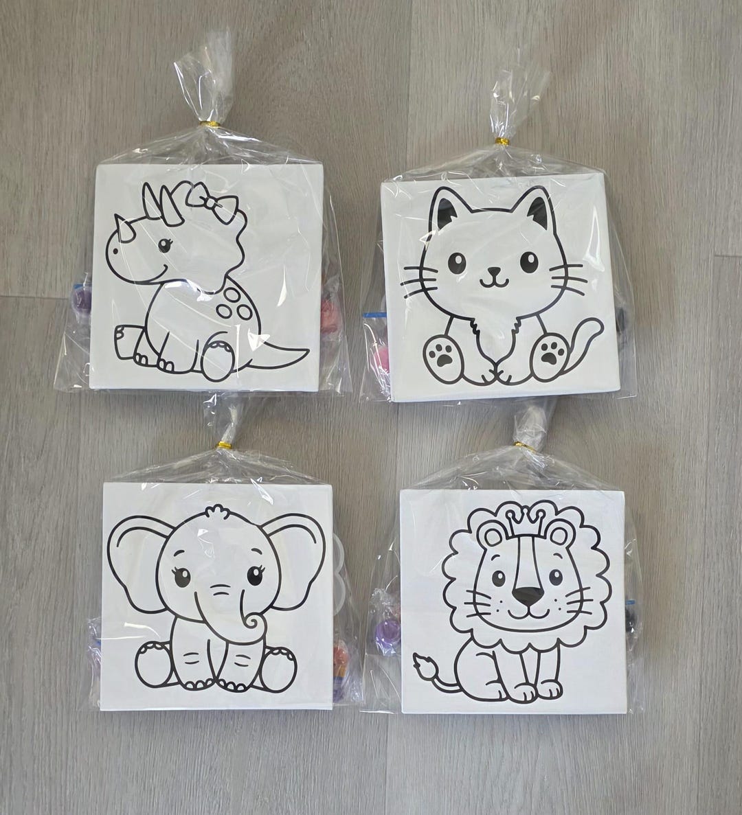 Color Your Own Canvas Kit: Custom Theme, Handmade Art - Etsy