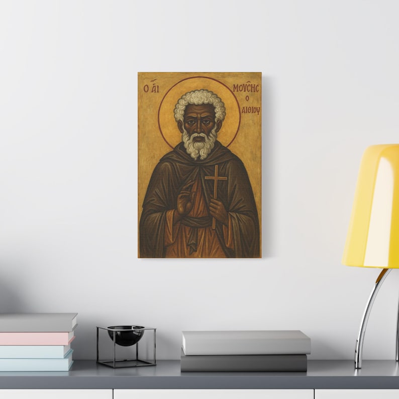 St Moses the Black Icon | Orthodox Christian Digital Download | Desert ...