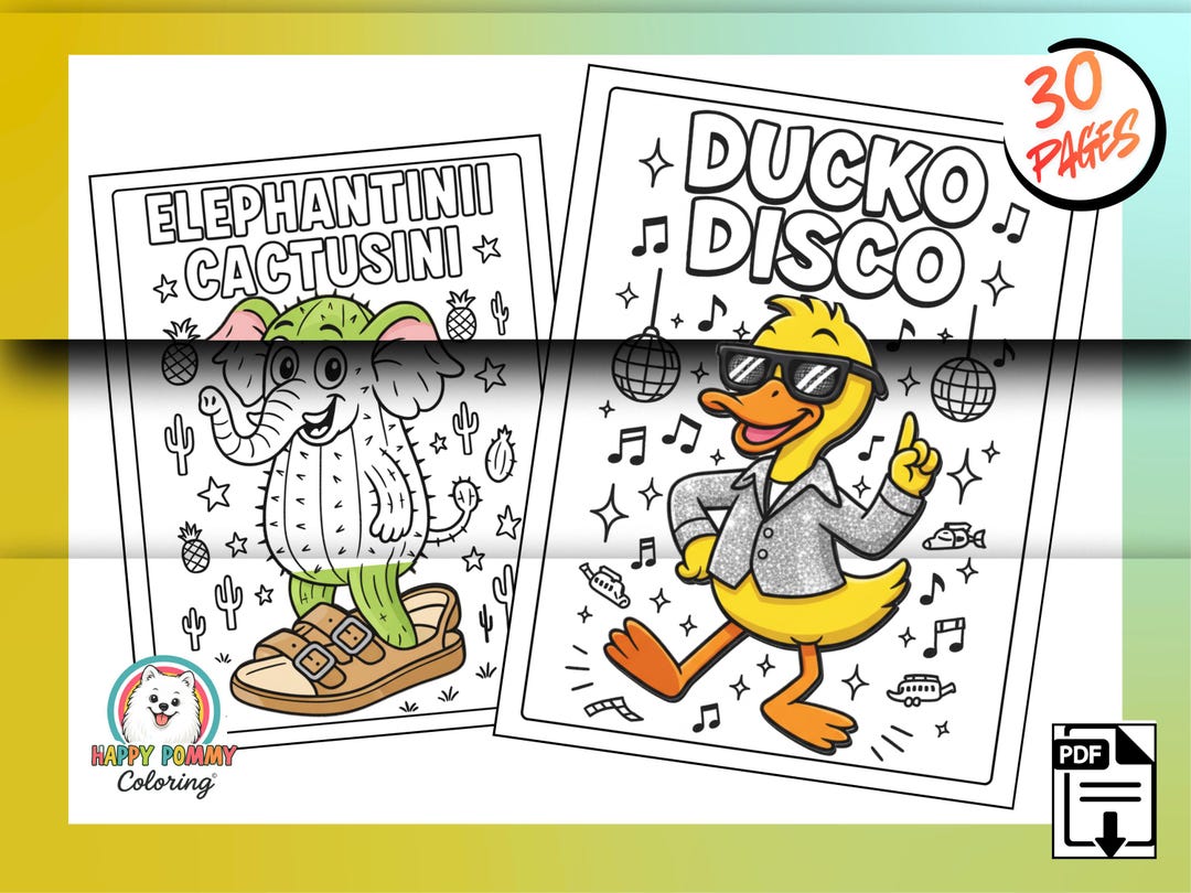 Brainrot Coloring Pages for Kids 4-10 | AI Activity Art Printable Book ...
