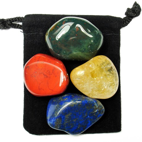 BLOOD CIRCULATION SUPPORT Tumbled Crystal Healing Set 4 | Etsy