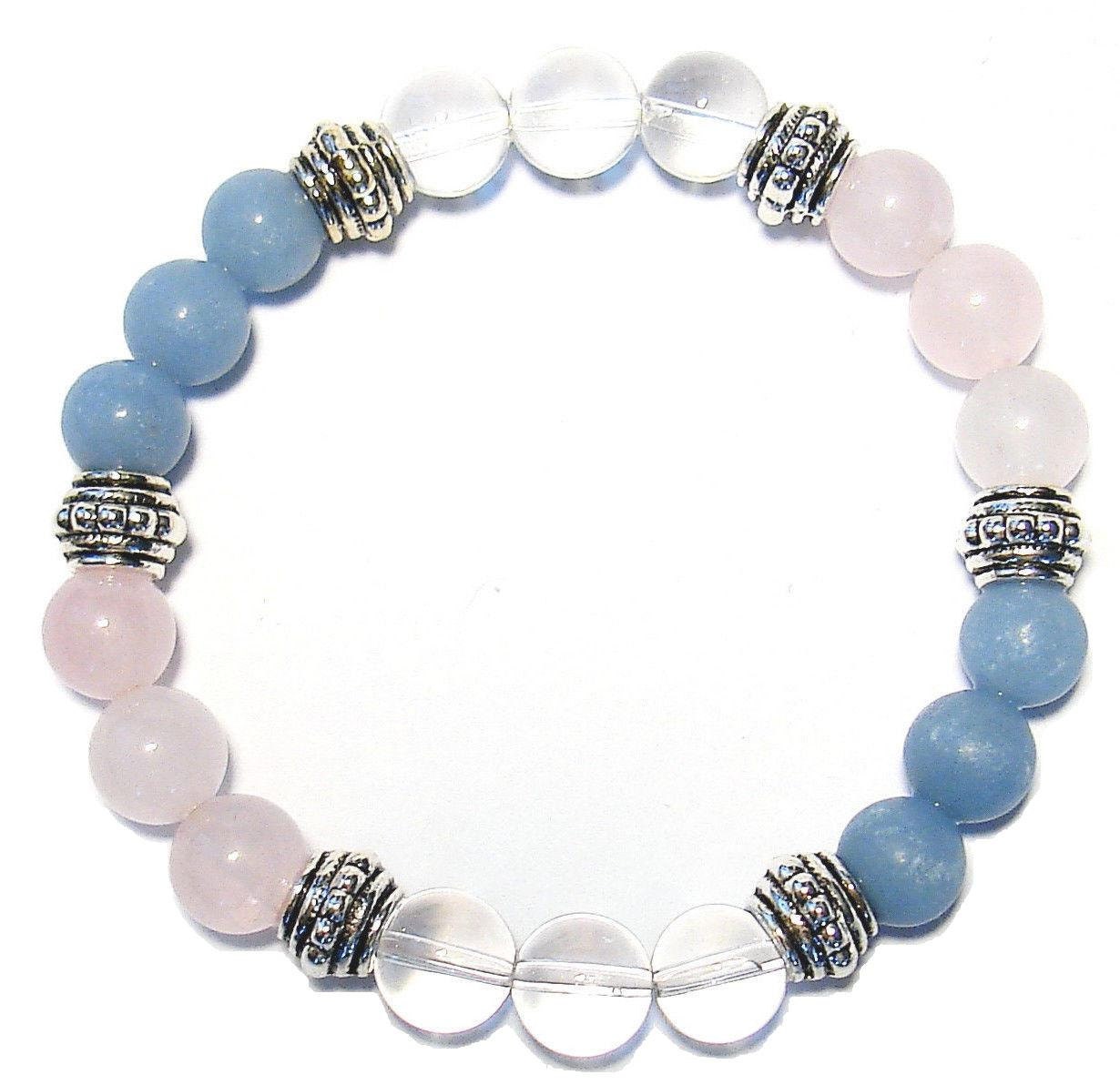 INNER HEALING 8mm Crystal Intention Stretch Bead Bracelet - Etsy