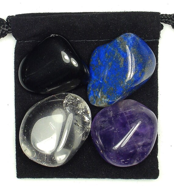 PAIN RELIEF SUPPORT Tumbled Crystal Healing Set 4 Gemstones - Etsy Canada
