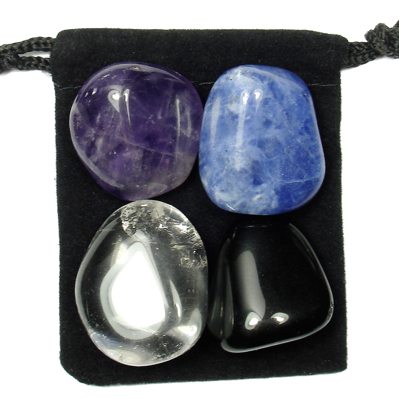 AUTISM SUPPORT Tumbled Crystal Healing Set 4 Gemstones | Etsy