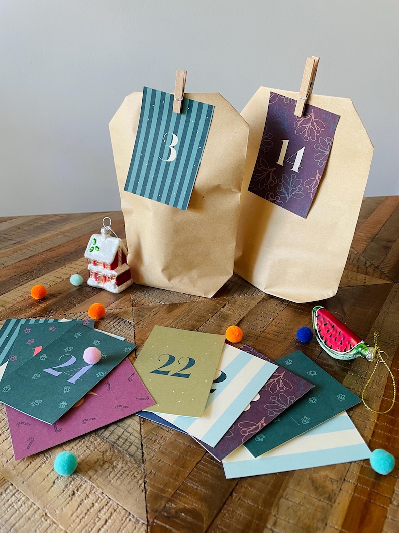 Printable Advent Calendar Numbers – Creative Digital Download for the ...