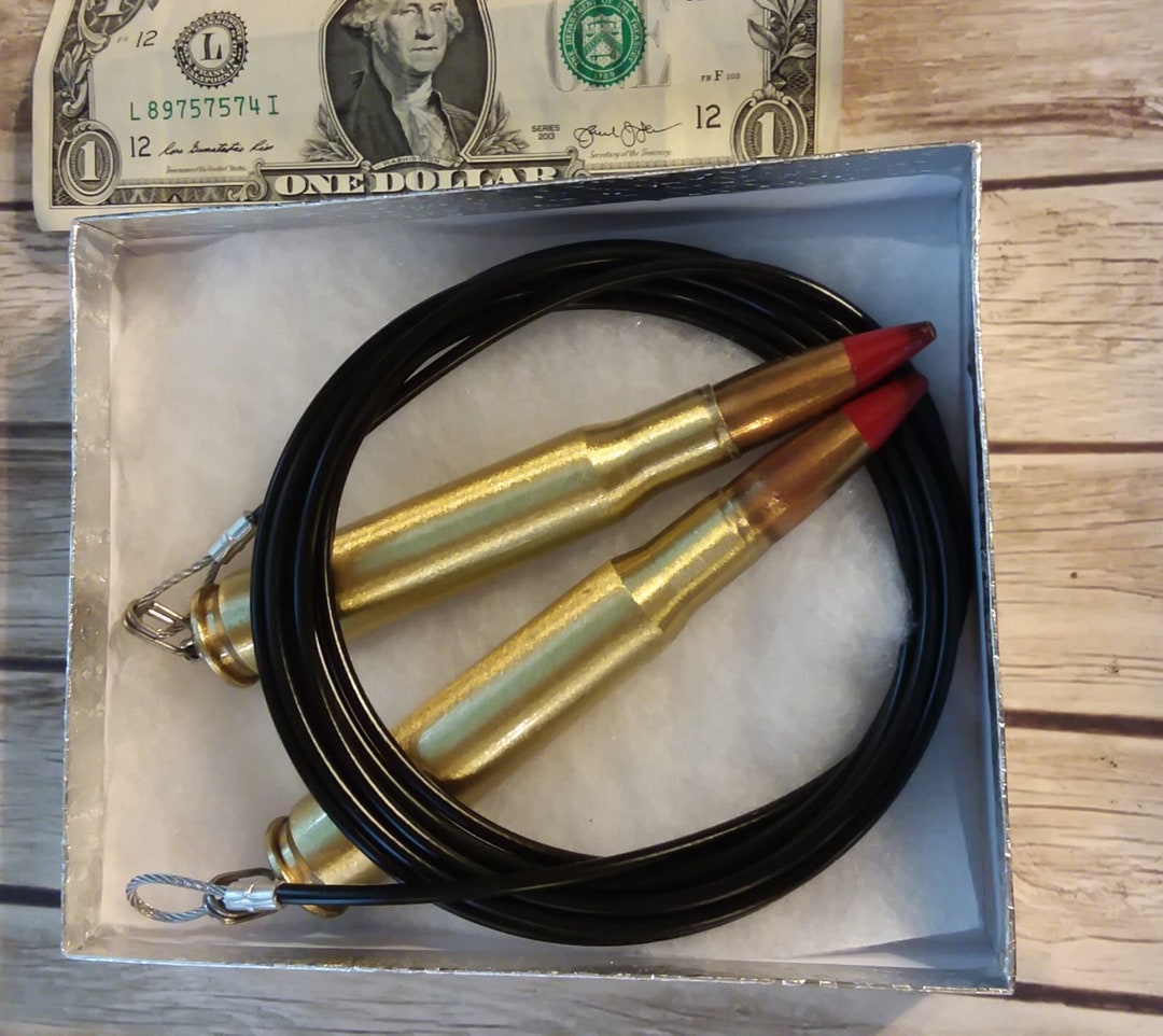 Natural Brass Color 50 Caliber Functional Fitness Speed Rope WOD ...