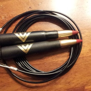 Tactical Black 50 Caliber Functional Fitness Speed Rope WOD Fathers Day ...
