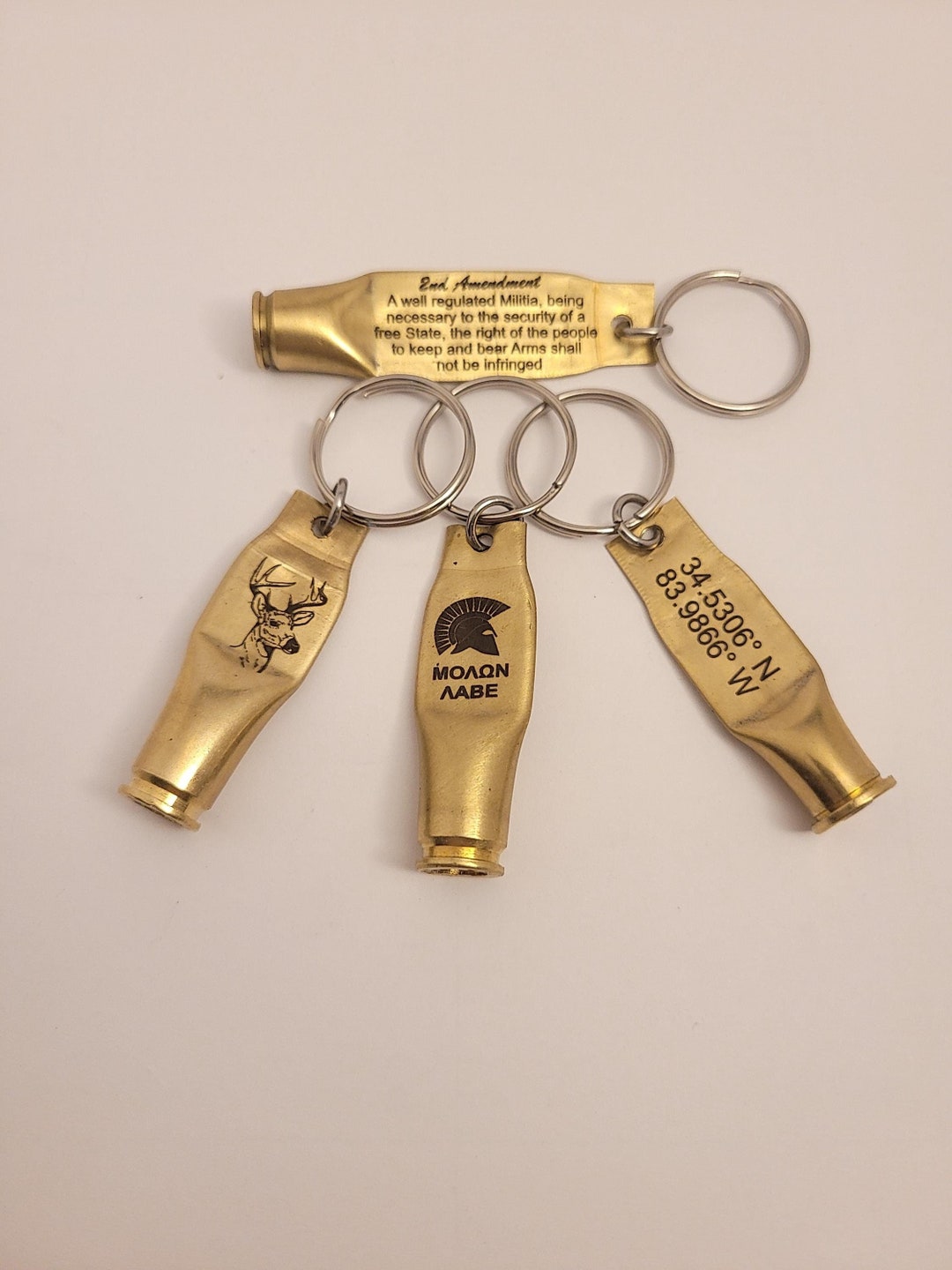 Custom Bullet Casing Keychain | Guy Stamp of Approval | Groomsman Gift ...
