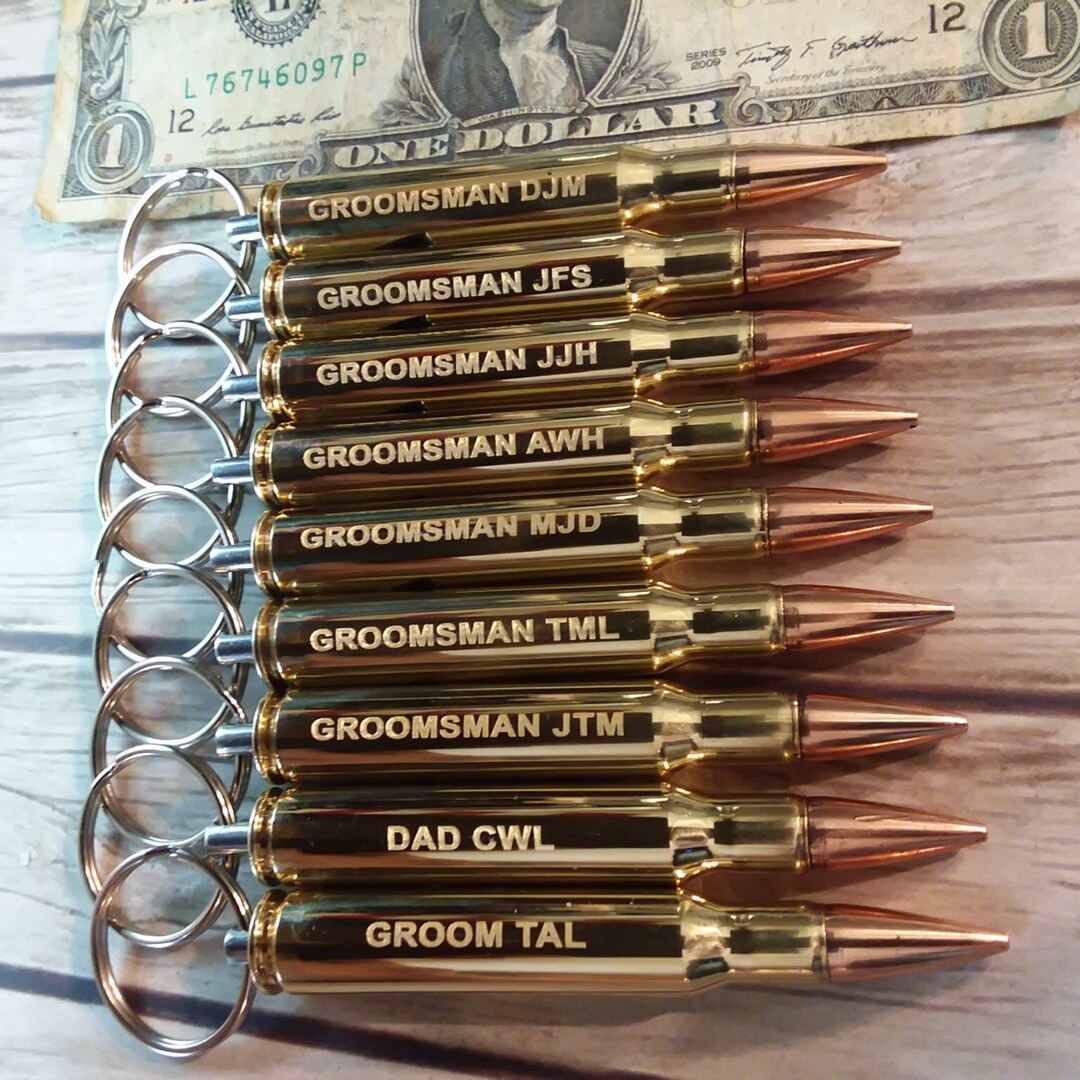 3006 Small Caliber Bullet Bottle Opener Personalized Keychains ...