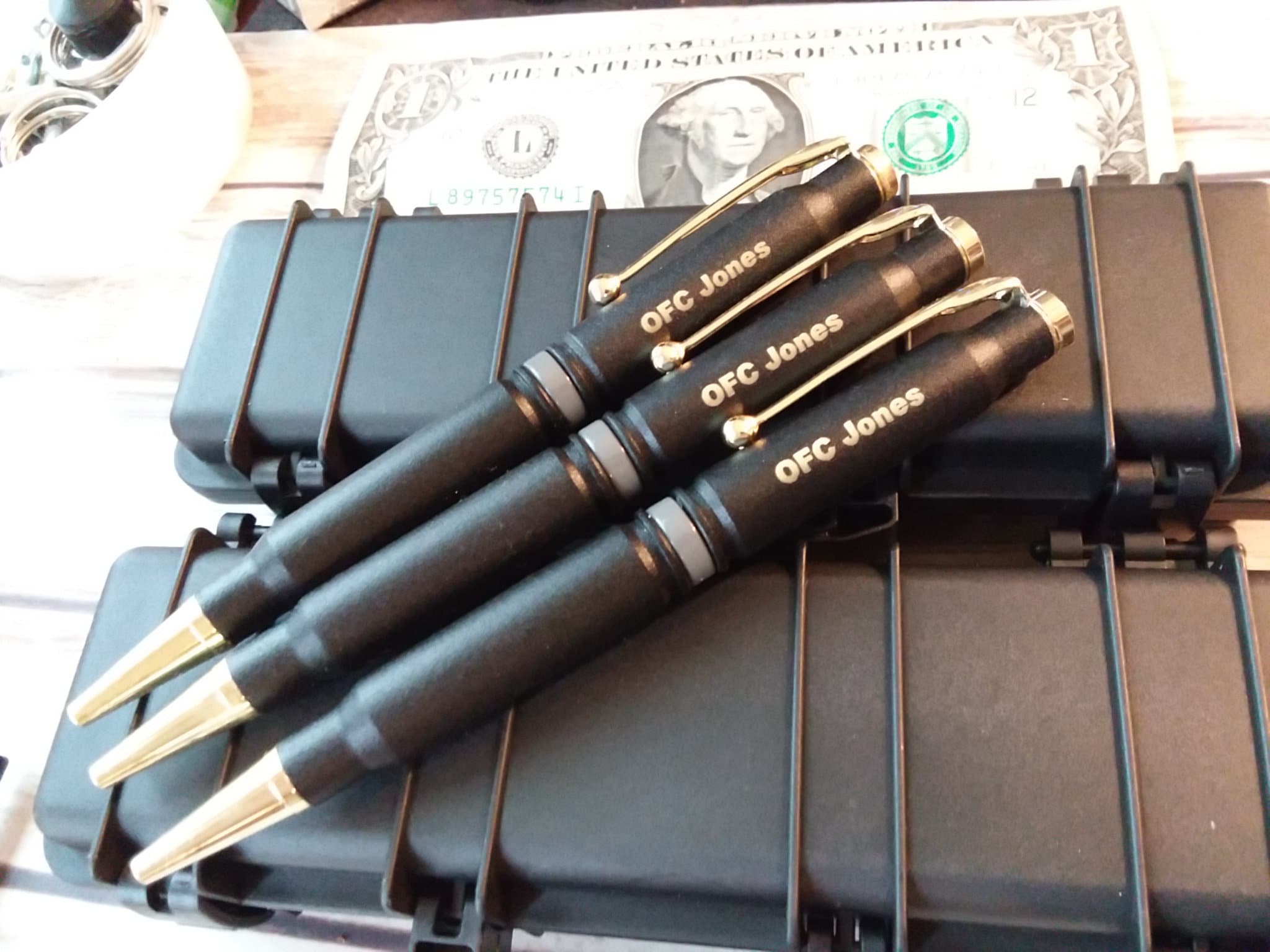 Thin Gray Silver Line 308 Caliber bullet pen Corrections officer Free ...