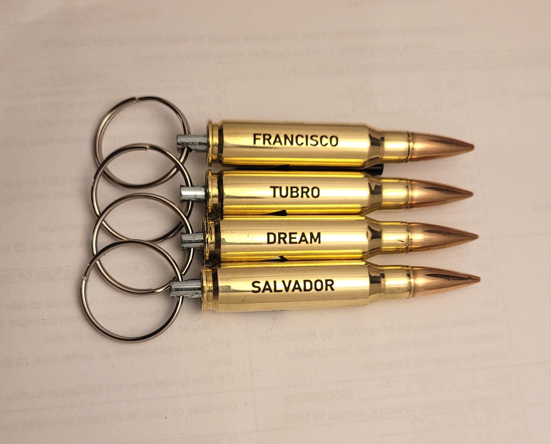 308 Bullet Bottle Opener Engraved Keychains Groomsmen | Bachelor Party ...