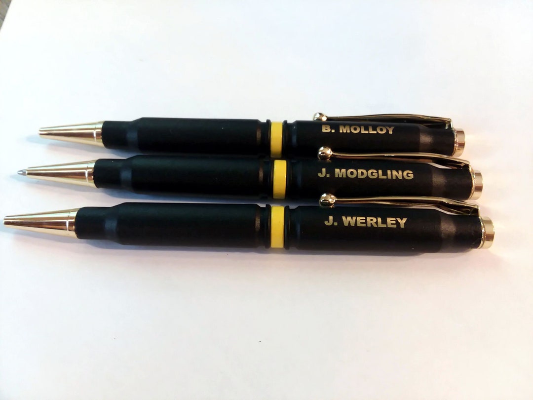 Thin Gold / Yellow Line Bullet Pen | 911 Emergency Dispatcher | Mothers ...