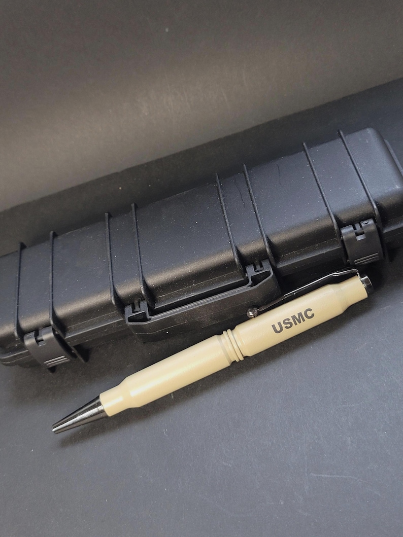 Desert Tan Marines USMC 308 Cal Bullet Pen Valentines Gift for Men ...