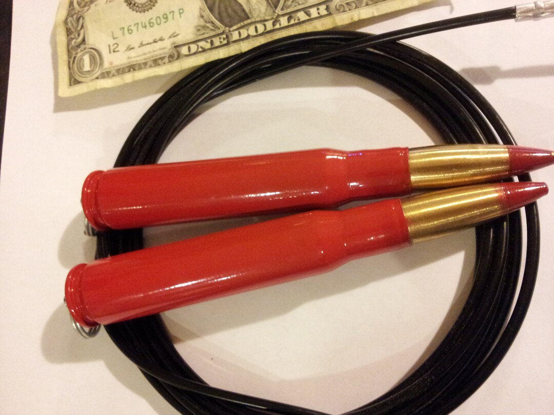 Fire Engine Red 50 Caliber Functional Fitness Speed Rope Jump Rope WOD ...