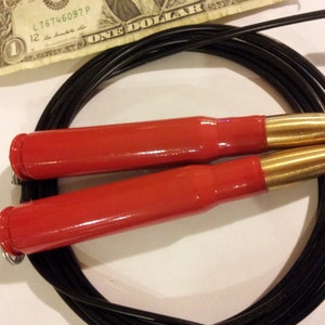 Fire Engine Red 50 Caliber Functional Fitness Speed Rope Jump Rope WOD ...