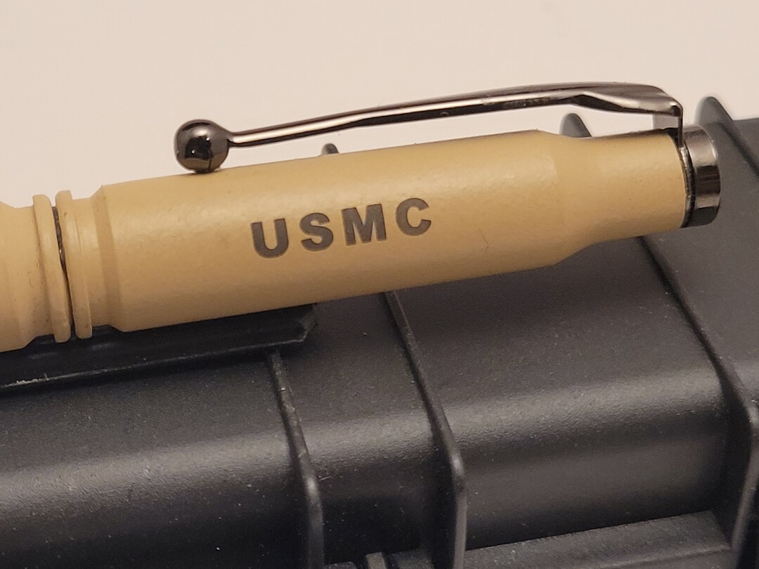 Desert Tan Marines USMC 308 Cal Bullet Pen Fathers Day Gift for Men ...