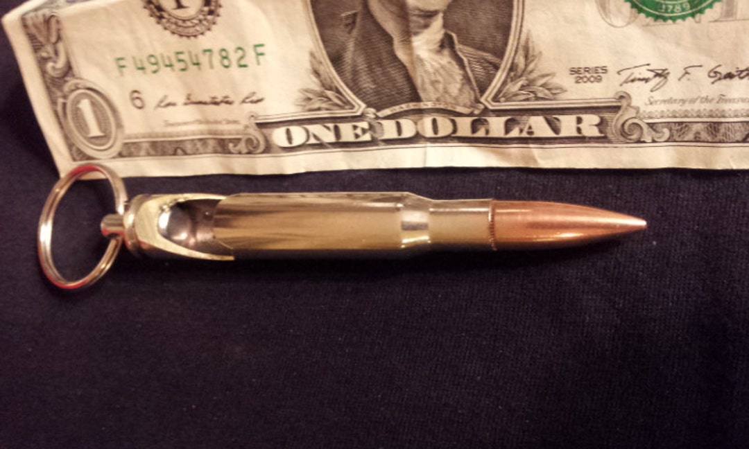 Nickel Plated 3006 Small Caliber Bullet Bottle Opener Keychain ...
