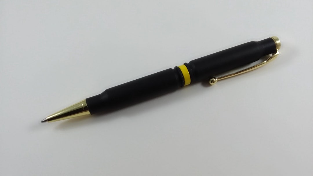 Dispatcher Yellow Gold Line 308 Caliber Bullet Pen Great Gift for 911 ...