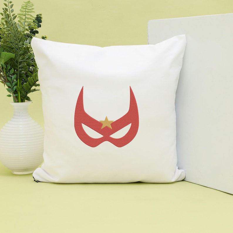 Superhero Mask Machine Embroidery Design, Set of 9, Toy Embroidery ...