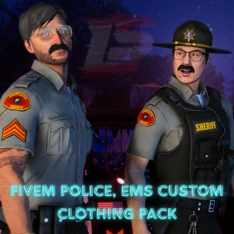 Clothing Pack Police Fivem - Etsy