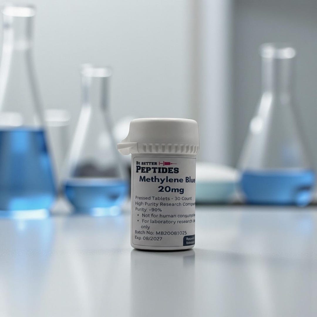 Methylene Blue 20mg Tablets | 30x Pressed Tablets | Lab-grade Dye ...