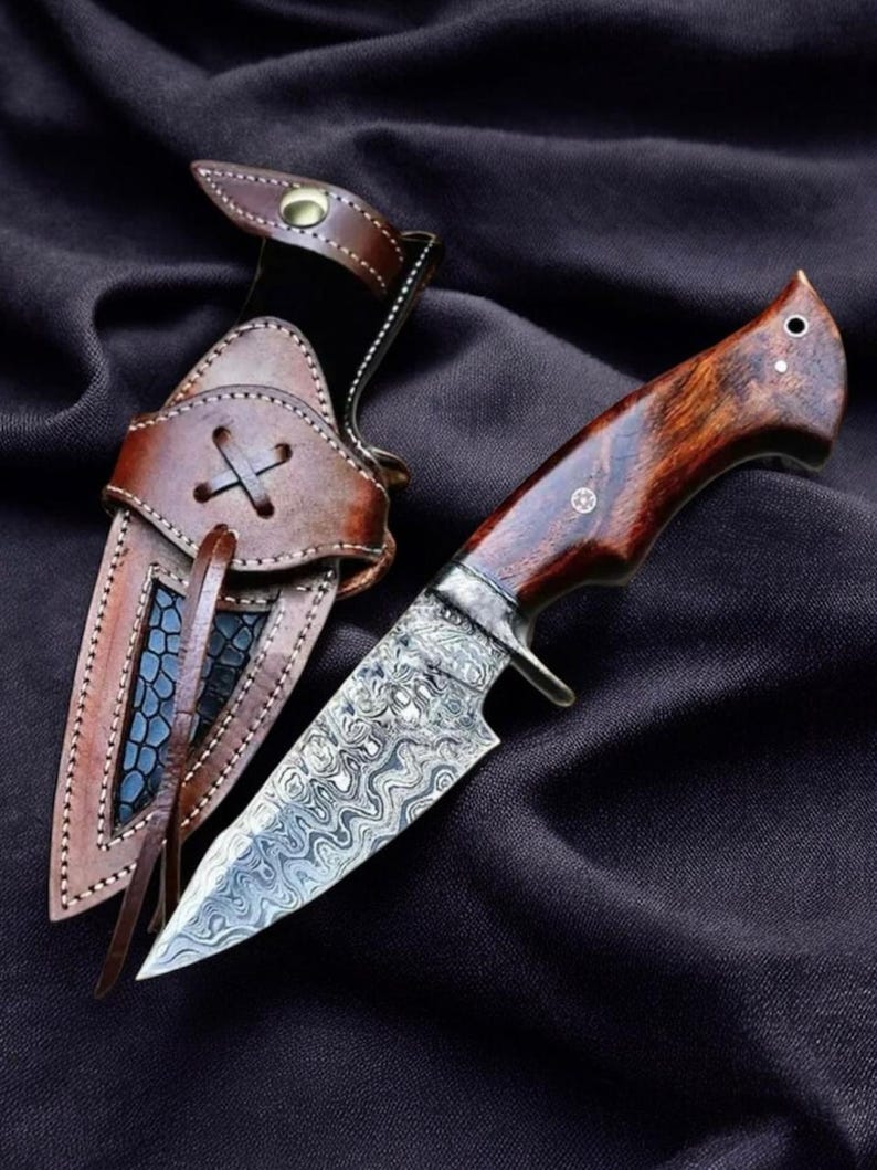 Hand Forged Elven Longsword | Damascus Steel Blade | Walnut Handle ...
