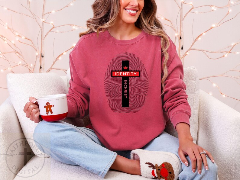 Identity in Christ PNG | Christian Cross, Fingerprint Design (digital ...