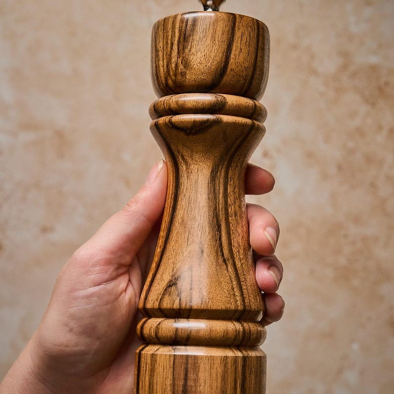 Wooden Pepper Mill - Etsy