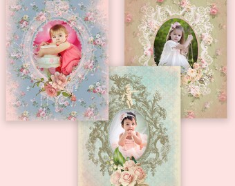 Vintage Victorian Shabby Chic Roses Instant Download - Etsy