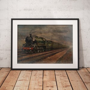 Vintage Train, Locomotive, Steam Engine, Antique Railroad, Railway ...
